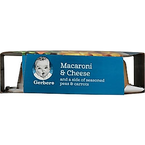 Gerber Macaroni & Cheese with Side of Seasoned Peas & Carrots, 6.6 Oz