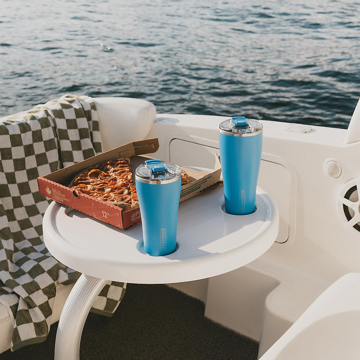 BrüMate Nav 22oz 100% Leak Proof Insulated Travel Tumbler with Magnetic BevLock™ Lid - Double Wall Cup-Holder Friendly Stainless Steel Mug (Matte Black)