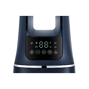 Midea 41" Bladeless Tower Fan & HEPA Air Purifier with Remote Control, Blue, AMS150-PB (Renewed)