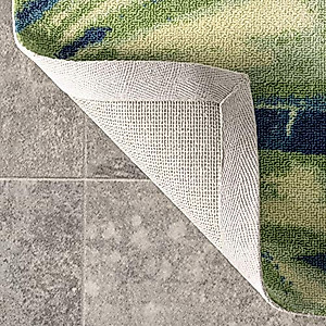 nuLOOM Lisa Floral Indoor/Outdoor Runner Rug, 2' 6" x 6', Multi