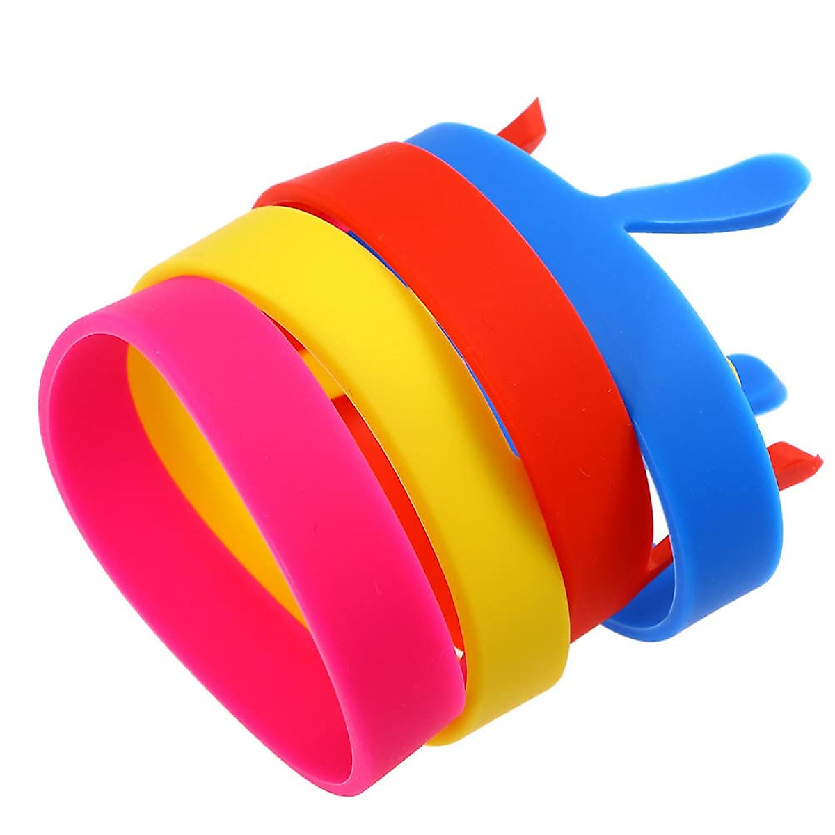 UPKOCH 12 Pcs Silicone Egg Ring Non Stick Egg Cooking Rings Fried Egg Mold Pancake Rings for Frying Eggs Omelet Egg Mcmuffins Random Color