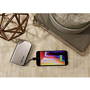 myCharge Portable Charger for iPhone – Hub 10050 mAh Internal Battery Built in Cable (Lightning, Micro USB) Power Bank Fast Charging Wall Plug USB Battery Pack External Cell Phone Backup, 55 Hrs