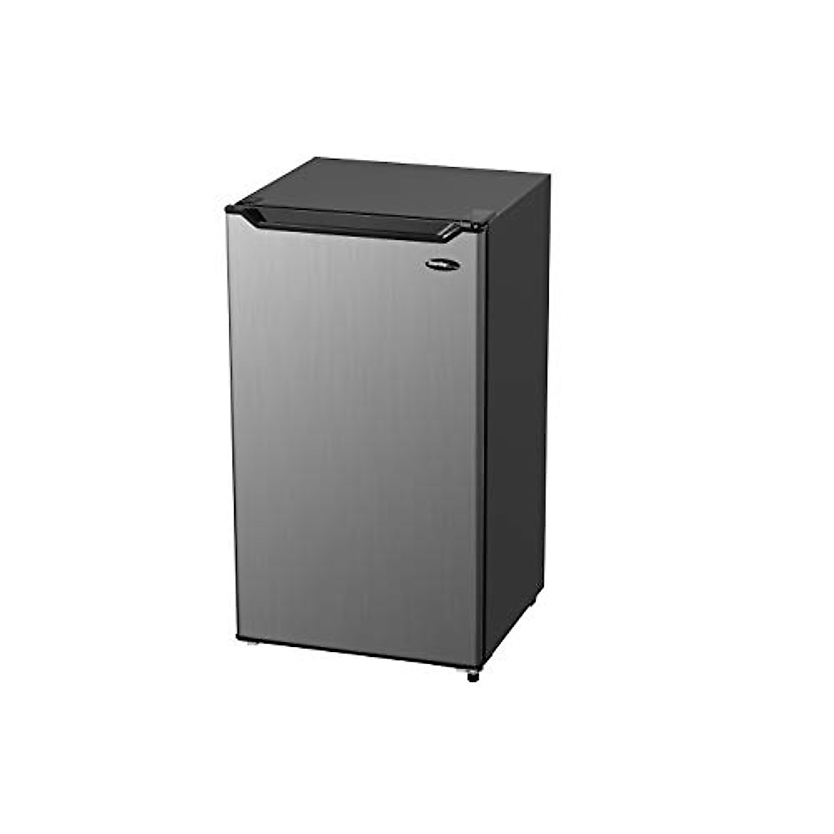 Danby DAR032B1SLM 3.2 Cu.Ft. Mini Fridge In Stainless Look - Free-Standing All Fridge For Bedroom, Living Room, Kitchen, Dorm