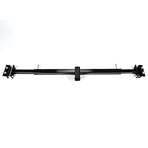 KUAFU Rear Adjustable 2 Inch Towing Receiver Trailer Hitch for RV Trailers 5th Wheel Powder Coated Steel Black