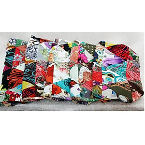 NYANPOS Foreign trade original Hippie Crossbody Bag Women Shoulder Handbags Canvas Ethnic Style Bag Bohemian Hobo Bags (Triangle Patchwork)