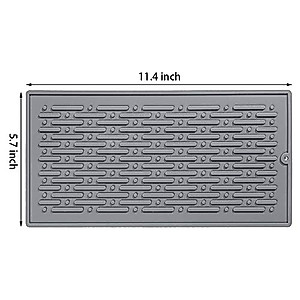 LIMNUO Silicone Dish Drying Mat Easy Clean Dishwasher ,Non-Slip,Safe Heat Resistant Trivet