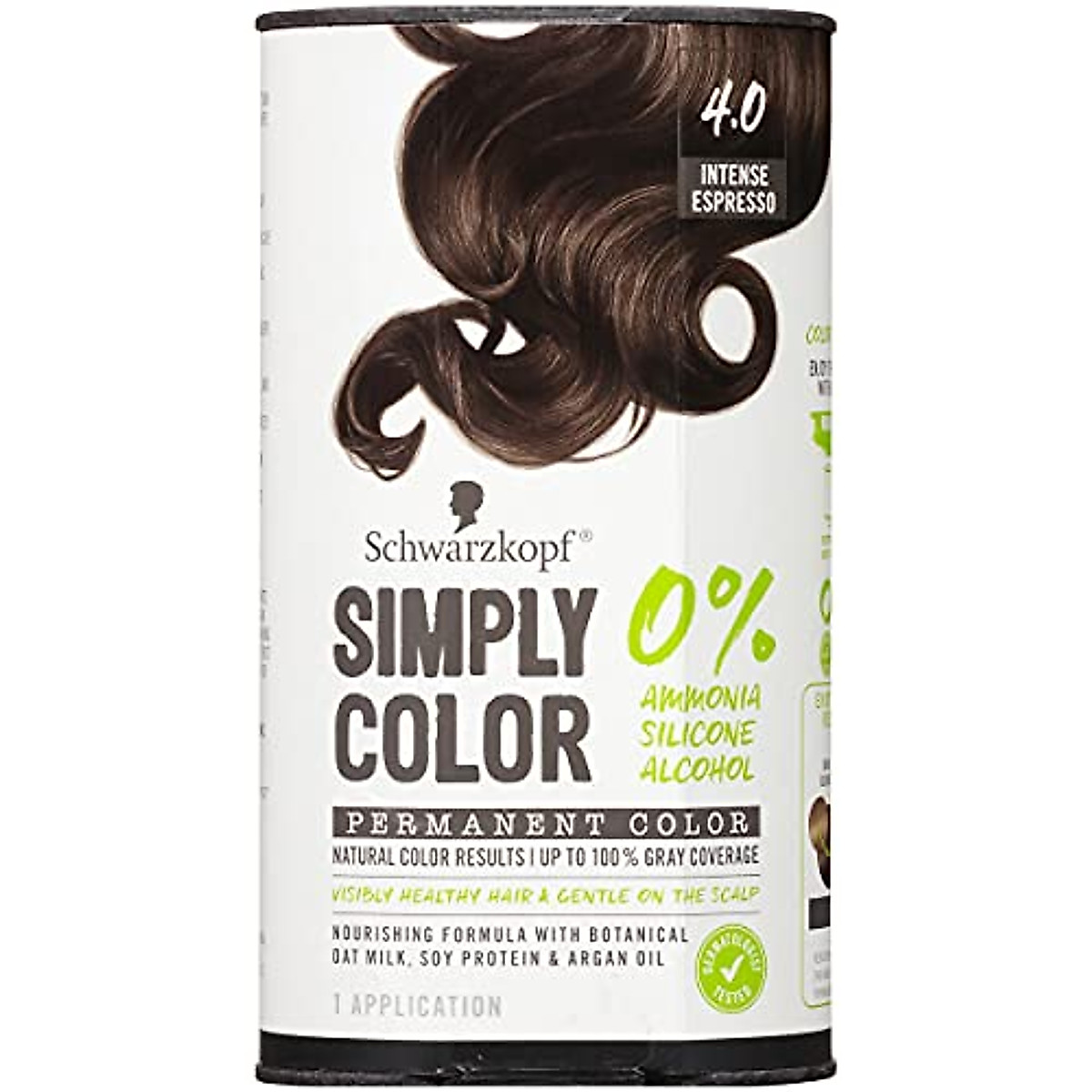 Schwarzkopf Simply Color Permanent Hair Color, 4.0 Intense Espresso