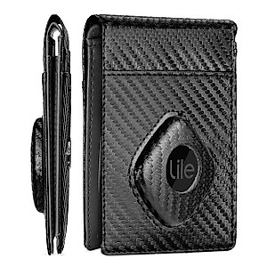 Men's Wallet for Tile Mate (2024) – Bifold Tile Wallet for Men – RFID Blocking with Holder for Tile Tag - Wallet for Tile Tracker 10 with Credit Card Holders and 1 ID Window - Black