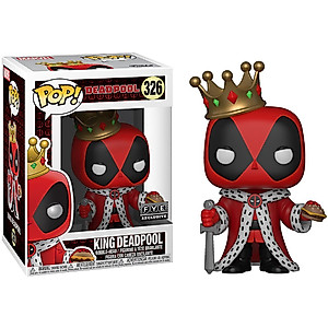 Funko Pop Marvel: King Deadpool Collectible Figure, Multicolor