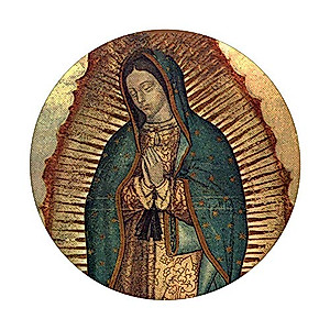 Our Lady of Guadalupe Marian Gift Vintage Mary Catholic PopSockets PopGrip: Swappable Grip for Phones & Tablets