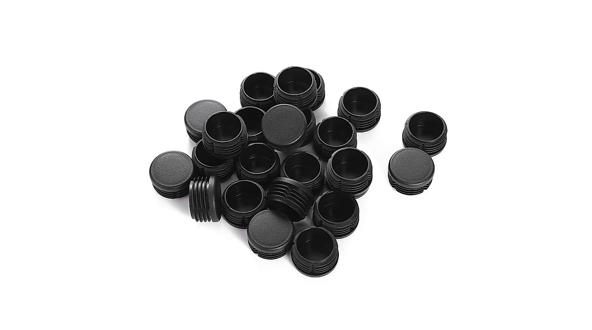 Furnigear 1" Plastic Tubing End Caps - 40 Pack