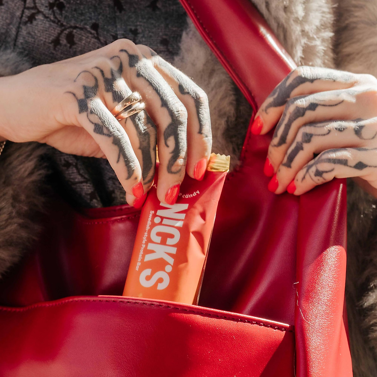 Nick's Protein Bars Chocolate Caramel | 15g protein | 190 calories | Low Carb Keto Friendly Snacks No Added Sugar (Multipack 12 bars x 50g)