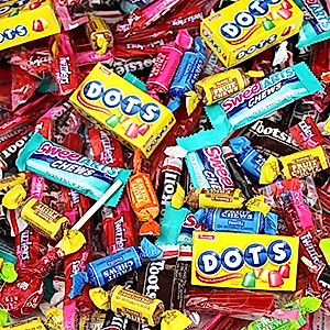Assorted Bulk Candy, Individually Wrapped - Bulk Candy 5 LB Box Variety Pack with Tootsie Rolls, Tootsie Pops, Assorted Laffy Taffy's, Dots, Twizzlers, Assorted Jolly Rancher & Snacks More!