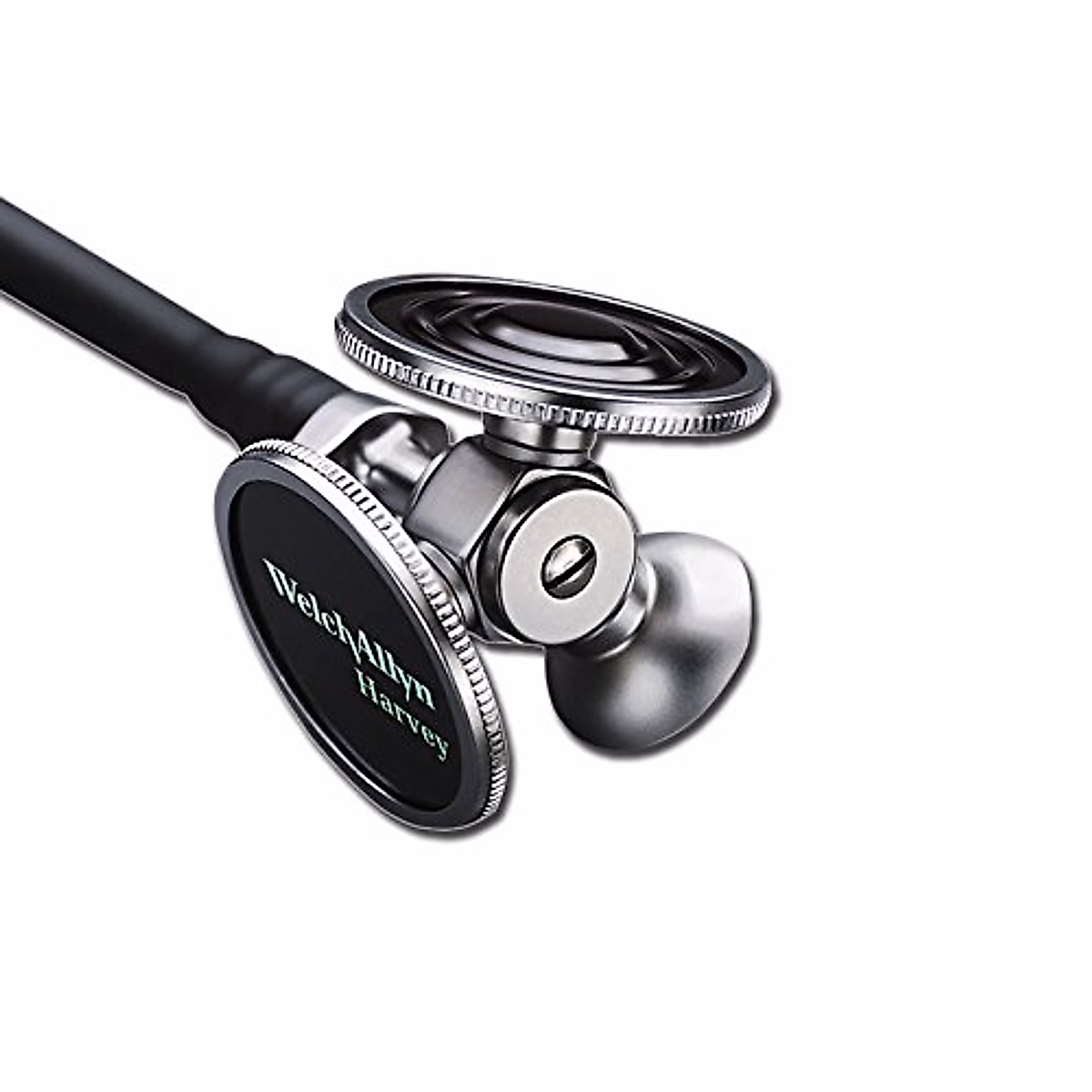 Welch Allyn 5079-321 Harvey DLX Stethoscopes, Triple Head, 28" Black