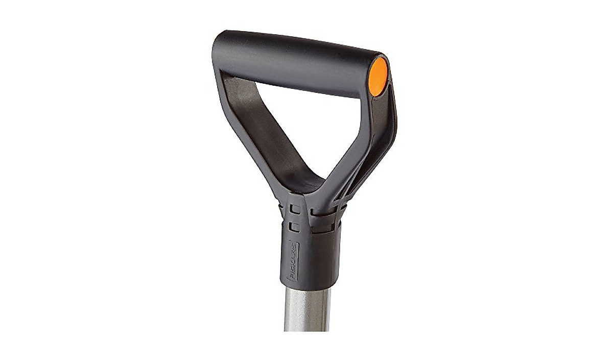 Fiskars Ergo D-handle Steel Shovel - Heavy-Duty Garden Tool