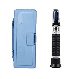 Holyavision Handheld Refractometer Portable Refractor Test Fruit Brix Meter Sweetness Test Brix Meter, 0-50%