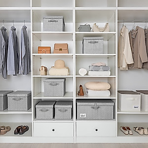 GRANNY SAYS Bundle of 3-Pack Trapezoid Storage Bins & 1-Pack Extra Large Rectangle Storage Bin