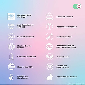 Turn On Cupcake Flavored Sex Lube 8 Ounce Premium Personal Lubricant - Long Lasting, Condom Safe, Vegan, Ph Balanced, Hypoallergenic & Paraben Free, Gel Lube for Men, Women, & Couples