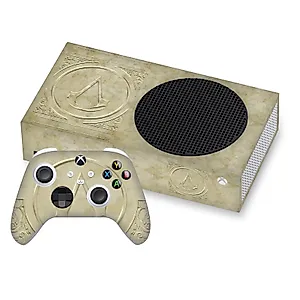 Head Case Designs Officially Licensed Assassin's Creed Codex Edition Brotherhood Graphics Matte Vinyl Sticker Gaming Skin Decal Cover Compatible with Xbox Series S Console and Controller Bundle