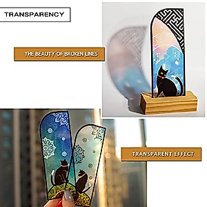 DEARART Cute Cats Bookmark, Page Markers Book Marks Waterproof Durabe and Flexible, Good Gifts for Book Lovers Women Boys Girls Teachers Students, 6 Sets (36 pcs), Lucky Cats