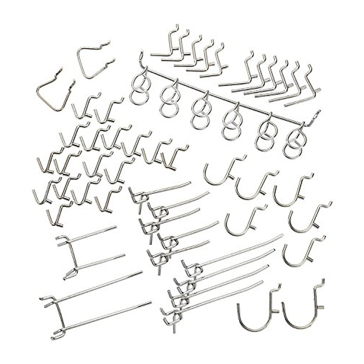 150 New Peg Board Hook Organizers Set Pegboard/Shelf Organize Your Shop