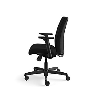 The HON Company HONIT105CU10 Ignition Task Chair, Upholstered Back, Black (Centurion)