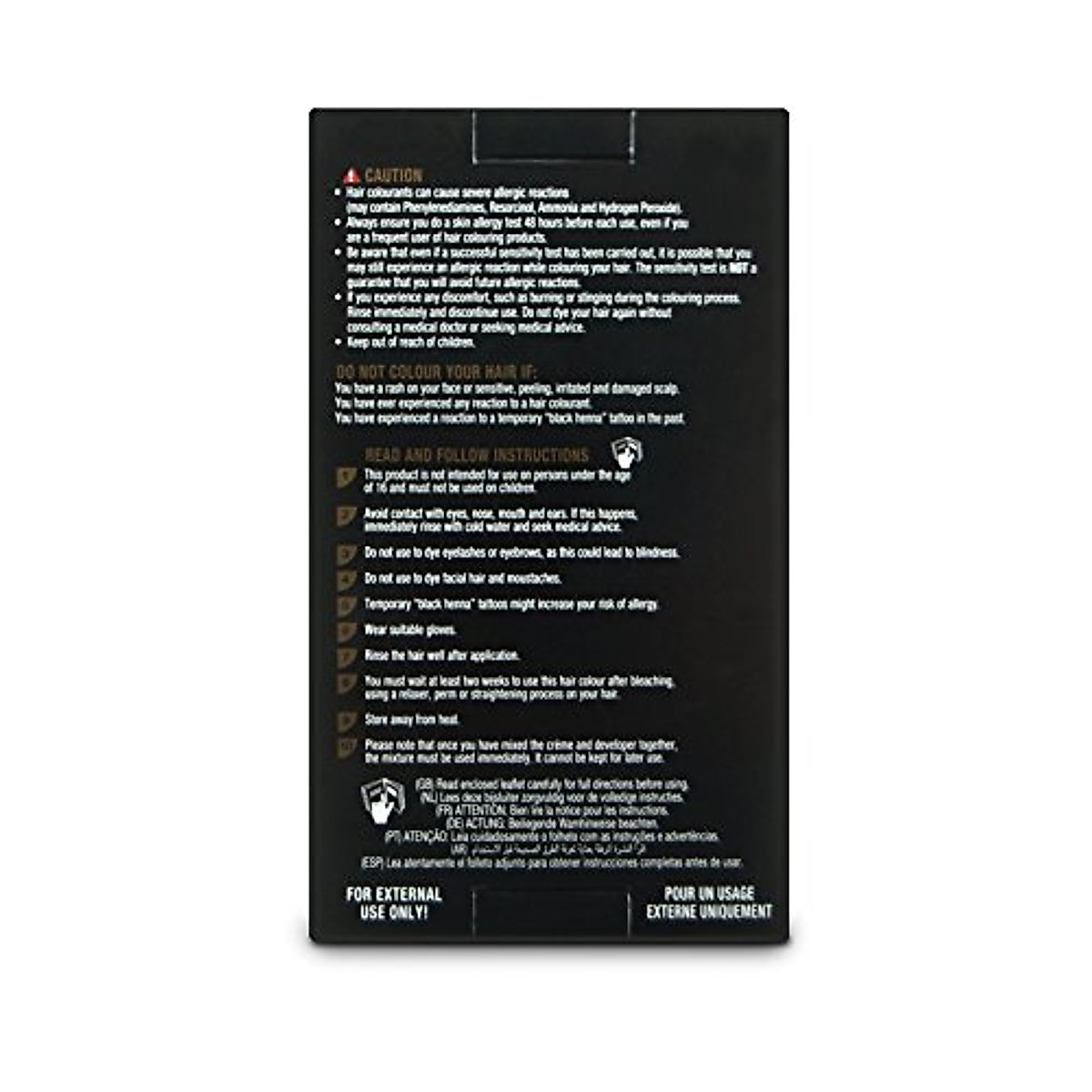 Revlon Realistic Vivid Colour Protein Infused Permanent Color Hair Dye with Color Lock Technology, Jet Black 110ml