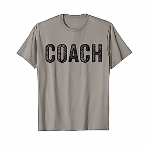 Coach Funny Sports Coaching Distressed Vintage Retro T-Shirt