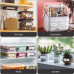 NIIMBOT D11 Label Tape (480 Pieces) Adapted Label Print Paper,Office Labeling Tape Replacement (White,0.47 x 1.57 Inch)