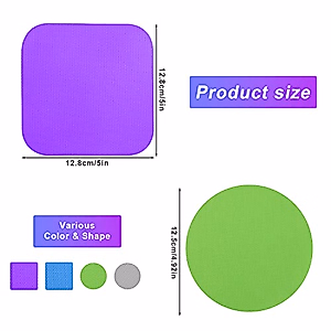 4pcs Jar Gripper Pads, Multifunctional Rubber Jar Gripper Pad Jar Opener Grippers Kitchen Coaster for Elderly Suffering from Arthritis Children Women Weak Hands (4 Colors)