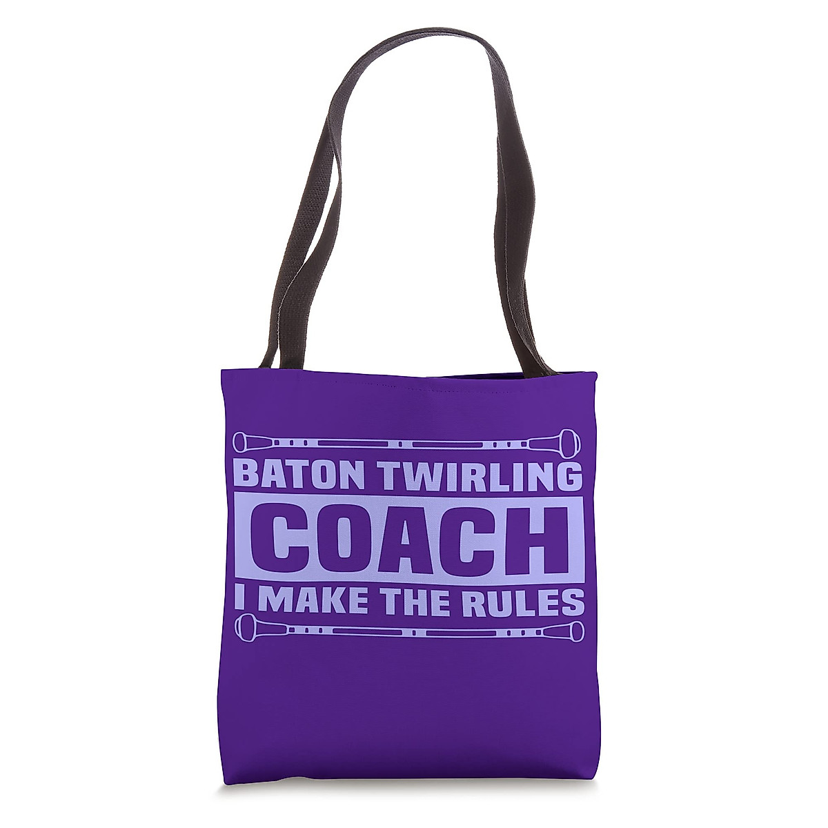 Baton Twirling Coach Twirler Marching Band Very Peri Purple Tote Bag