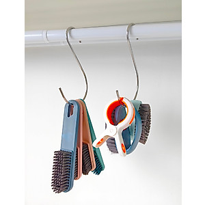 lightstar 2-Pack S Hooks for Hanging, Stainless Steel S Shaped Hook Heavy Duty Hanging Hooks for Pots, Pans, Plants, Bags, Cups, Clothes (S-Large)