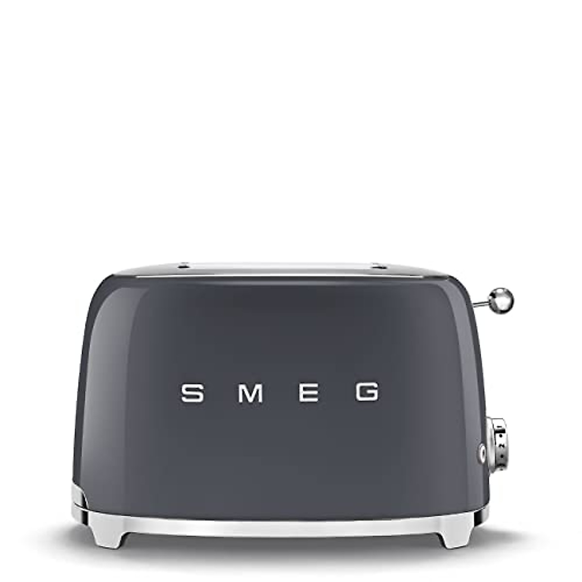 Smeg Retro Drip Coffee Machine and 2-Slice Toaster Bundle (Gray)