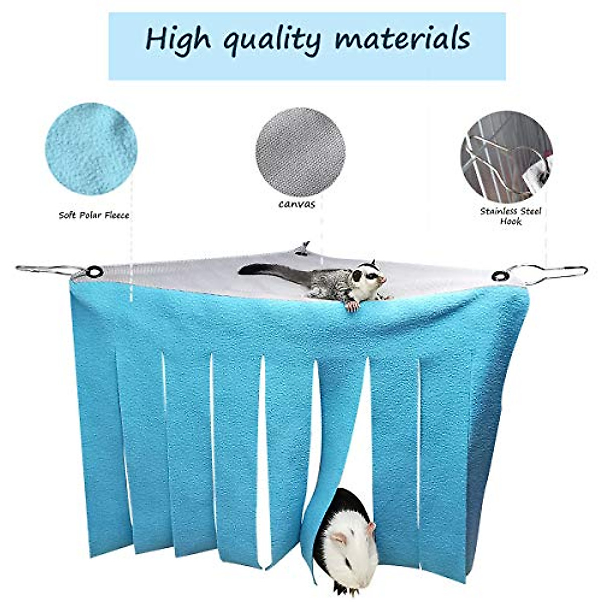 1 Pieces Guinea Pig Hideout Rat Corner Hideaway Peekaboo Toys Cage Accessories Hidden Habitat Tent Toys for Ferrets Chinchillas Sugar Glider Small Pet Animals