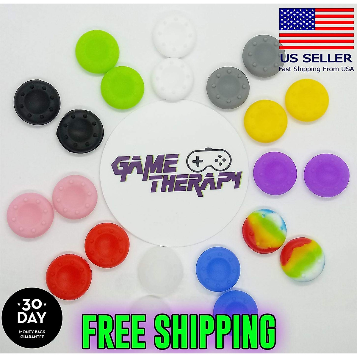 50pcs Controller thumb grip joystick cover cap