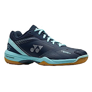 YONEX Women's Power Cushion 65 Z Badminton Shoe, Navy/Saxe (us_Footwear_Size_System, Adult, Women, Numeric, Medium, Numeric_6_Point_5)