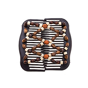 LOVEF Hair Clip, Thick Hair Bun Maker - Best Hair Accessories for Women - Easy Updo - Doesn't Slide Out of Your Hair - Holds Long, Short - Waterproof 5 Pcs