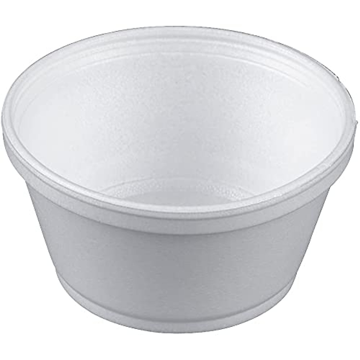 Mr. Miracle Foam Bowl with Lid for Hot and Cold Foods – 8 Ounce Disposable Soup Container with Vented Lid, Great for Ice Cream, Yogurt, Soup, Takeout [100 pack]