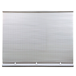 Radiance Cordless Outdoor Shades for Porch, Patio & Windows - Waterproof PVC Blinds for Indoor & Outdoor - Roll-Up Patio Privacy Screen for Diffuse Sunlight - White - 60" W x 72" L - (3320156)