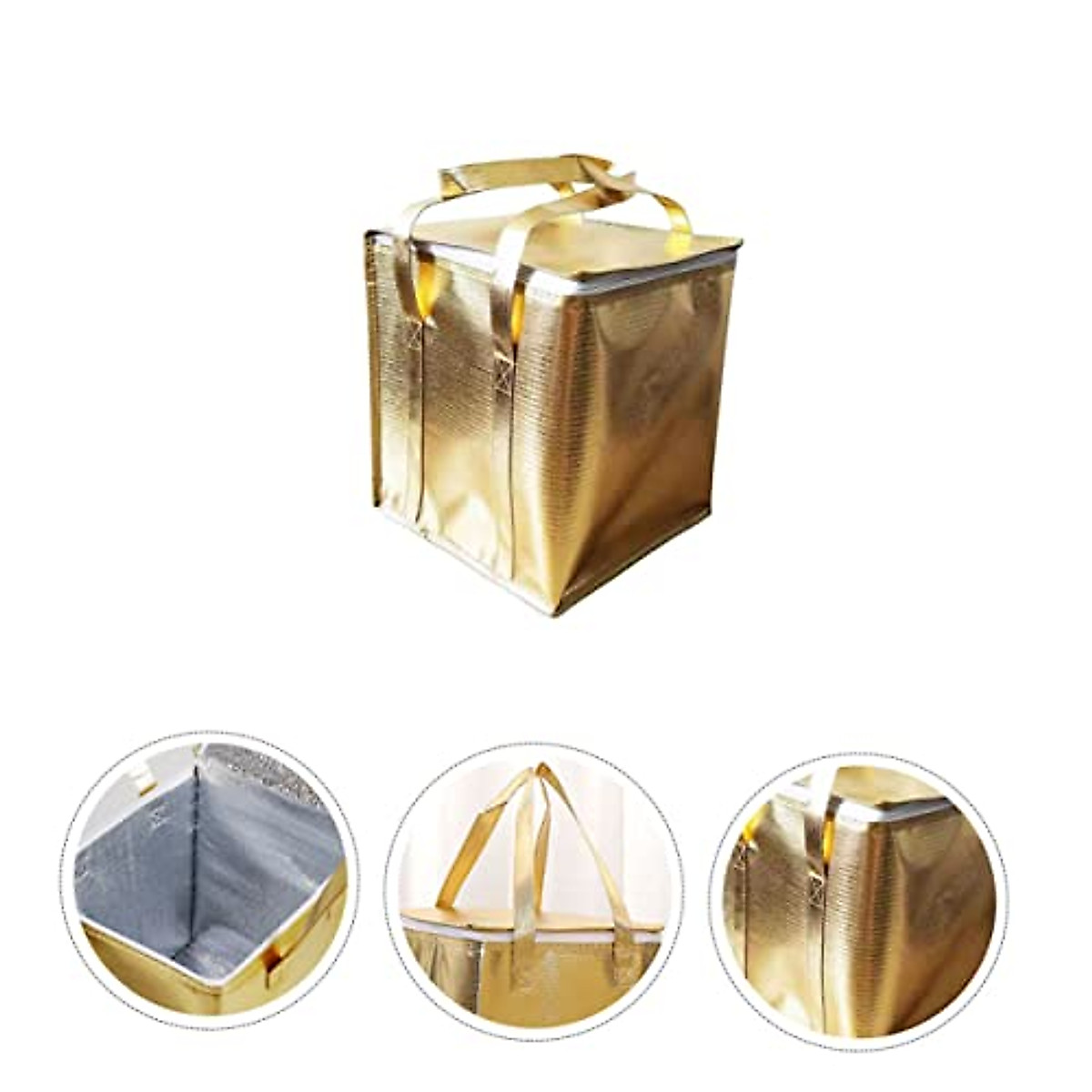 Didiseaon 2pcs Baking Tote Backpack Coolers Ice Pack for Cooler Bag Zippered Tote Take Food Bag Meal Delivery Bag Heated Delivery Cake Pizza Packaging Bag Take-out Food Bag Thermal Bag