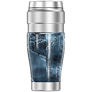 THERMOS Batman Stormy Knight Lightning, STAINLESS KING Stainless Steel Travel Tumbler, Vacuum insulated & Double Wall, 16oz