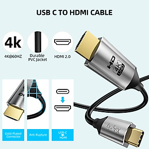 DisplayPort to HDMI Adapter, 2-Pack, Display Port DP to HDMI Adapter Cable Male to Female for Computer, Monitor, Projector, TV, NVIDIA, AMD & More