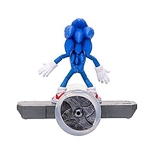 Sonic the Hedgehog Sonic 2 Movie - Sonic Speed RC Vehicle, Blue/ Grey