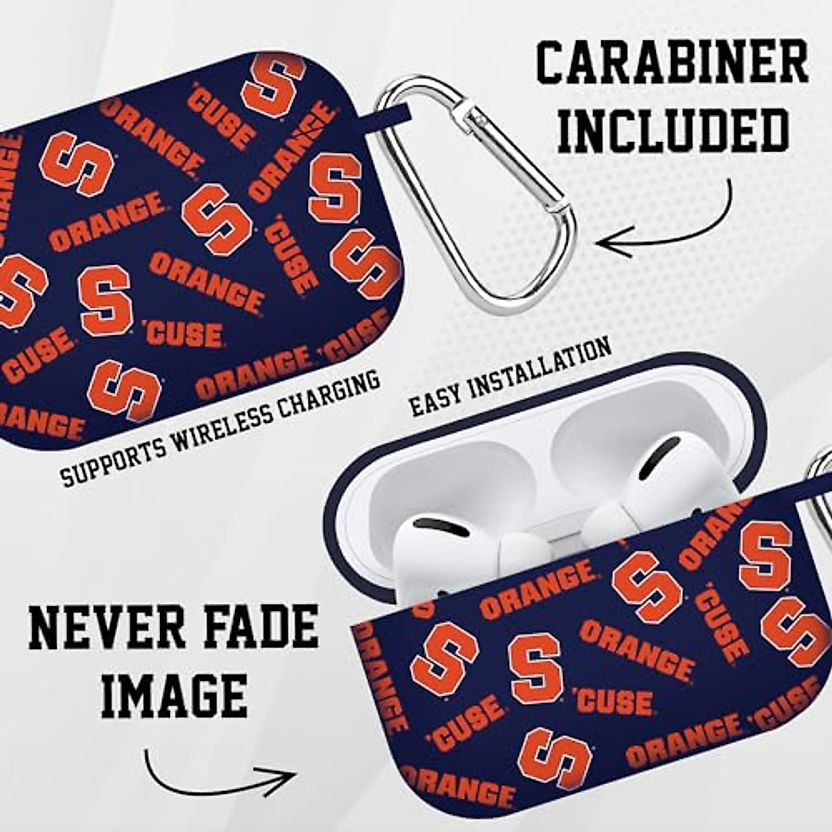 AFFINITY BANDS Syracuse Orange HD Case Cover Compatible with Apple AirPods Pro (Random)