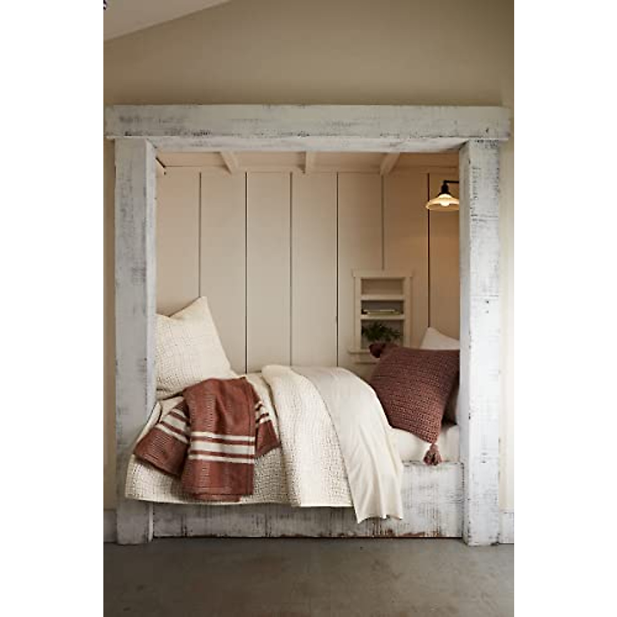 Coyuchi Cirrus Supersoft Organic Cotton Throw (50"x70" Spice