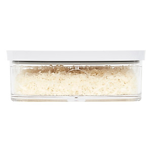 ZWILLING Fresh & Save Cube Box, Plastic, Airtight Dry Food Storage Container, 2-pc Large Cube Set, 1.7-qt