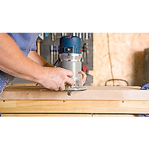 BOSCH RBS010 10-Piece 1/2 In. and 1/4 In. Shank Carbide-Tipped All-Purpose Professional Router Bits Assorted Set with Case for Applications in Straight, Trimming, Decorative Edging, Dovetail Joinery