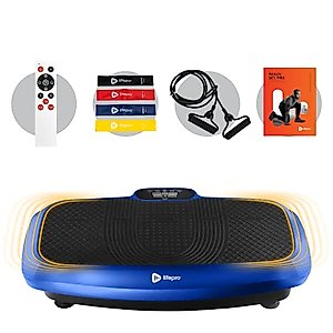 LifePro Turbo 3D Vibration Plate Exercise Machine - Dual Motor Oscillation, Pulsation 3D Motion Vibration Platform - Full Whole Body Vibration Machine for Home Fitness