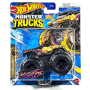 Hot Wheels Monster Trucks - Samson - New Model - 2/6 Leading Legends - 2023 Case D / 4 - Mint/NrMint - Ships Bubble Wrapped in a Box with Fill
