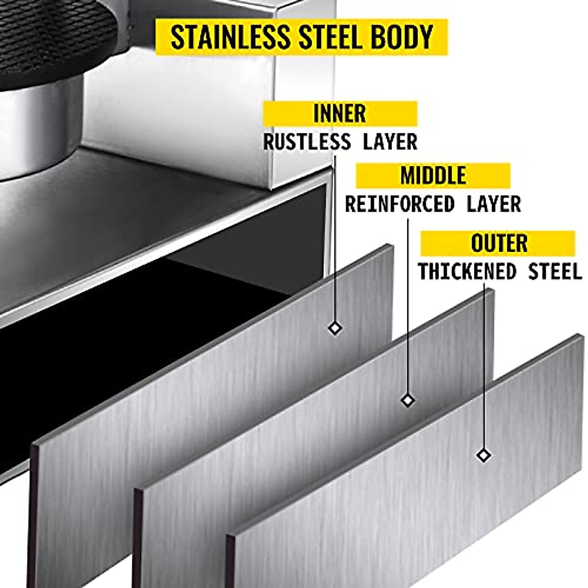 VEVOR Commercial Ice Cream Cone Waffle Maker Machine, 110V Electric Waffle Cone Machine, 1200W Stainless Steel Egg Cone Baker w/Non-Stick Teflon Coating, Temp & Time Control for Restaurant Bakeries